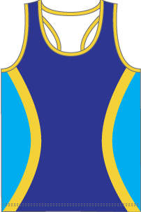 Ladies Singlet Action Back Design 2 - FCW