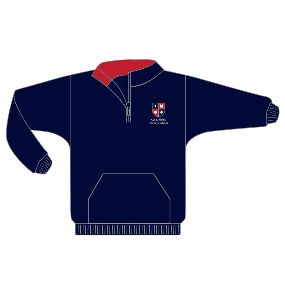 Casey Fields Primary School 2025 – Quater Zip Jumper - FCW